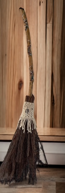 Hand Made Besom Broom (FULL SIZE) - Wiccan Wonders